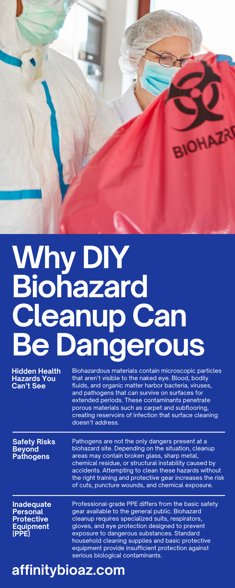 Why DIY Biohazard Cleanup Can Be Dangerous | Affinity Bio Solutions AZ